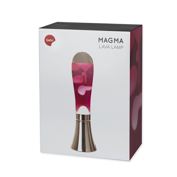 Balvi Magma Lavalamp - Zilver/Roze kopen? | EXPO
